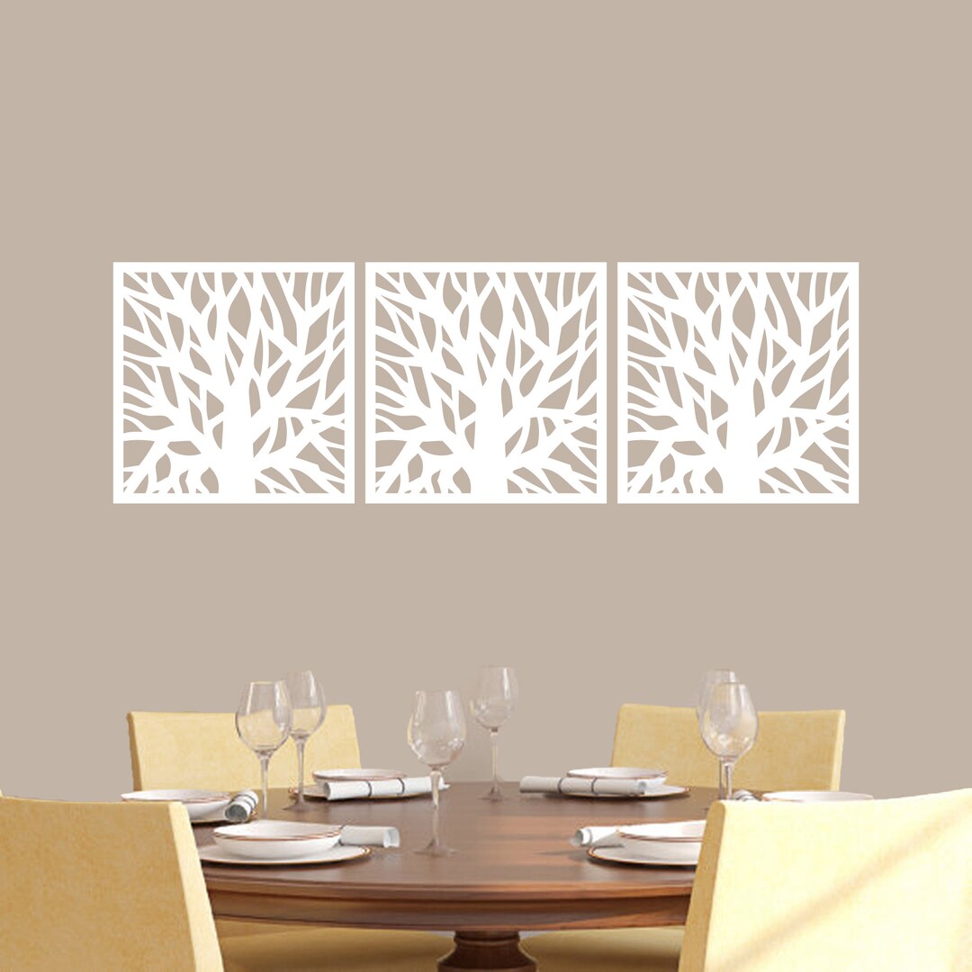 Tree Branch Wall Decals Winter Tree Silhouette Sticker Choose Size ...