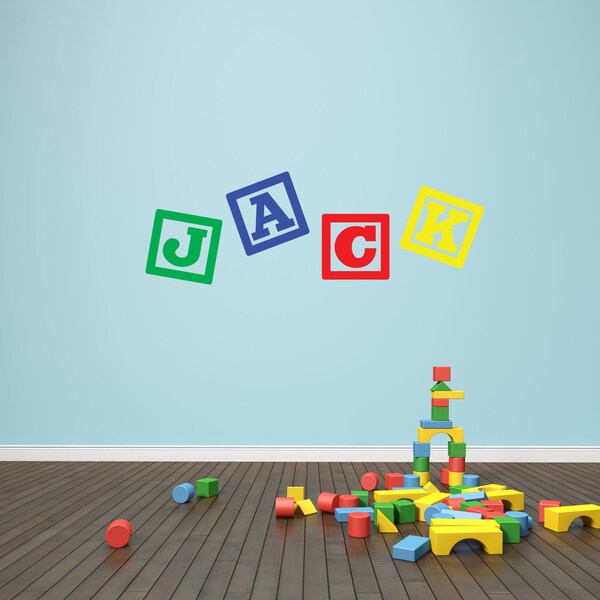 Kids Name Wall Decal - Etsy