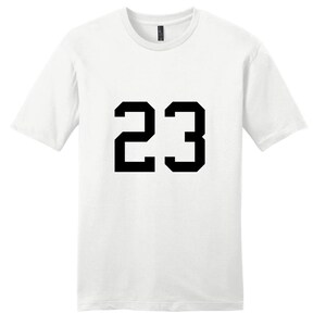 Custom Number Shirt Unisex T-shirt Personalized Sports Number - Etsy