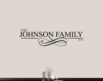 Family Wall Decal - Etsy