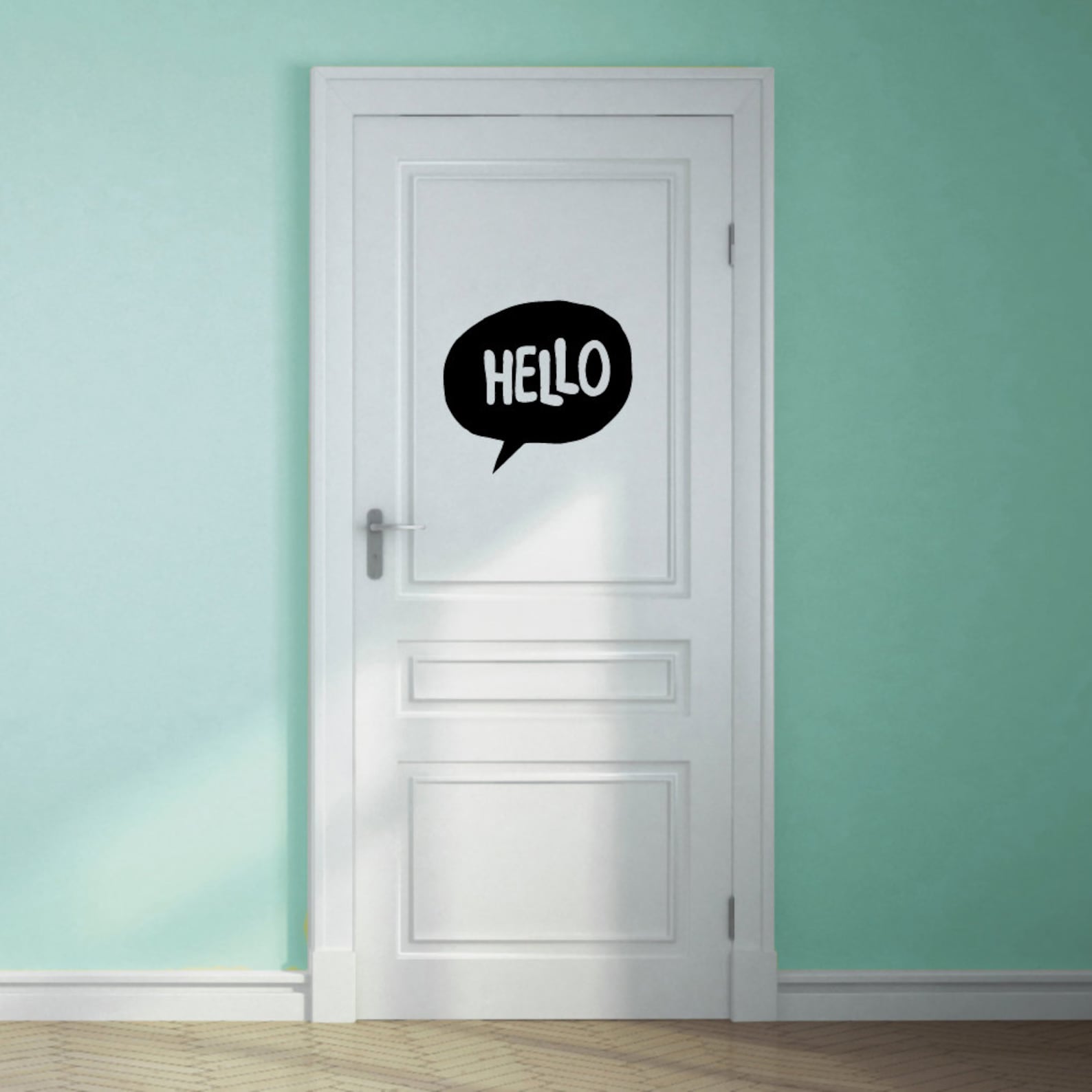 Hello Word Bubble Wall Decal Decorative Art Decor Sticker For | Etsy