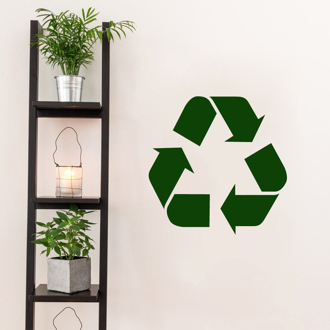 Recycle Symbol Wall Decal Decorative Art Decor Sticker for - Etsy