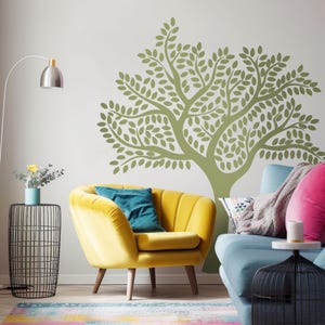 Shade Tree Wall Decal: Decorative Art Sticker for Nursery Decor - Etsy