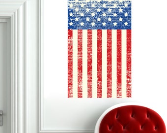Patriotic wall decal | Etsy