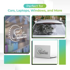 Create Your Own Oval Business Logo Decal, Custom Store Window Sticker ...
