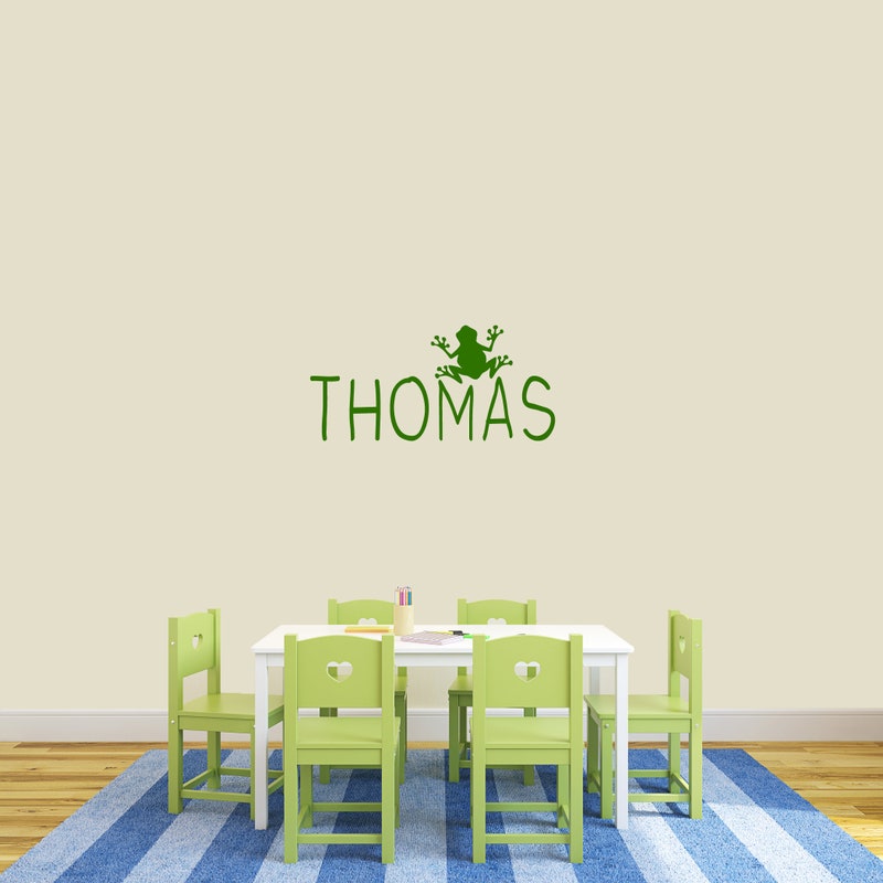 Frog Wall Decal - Etsy