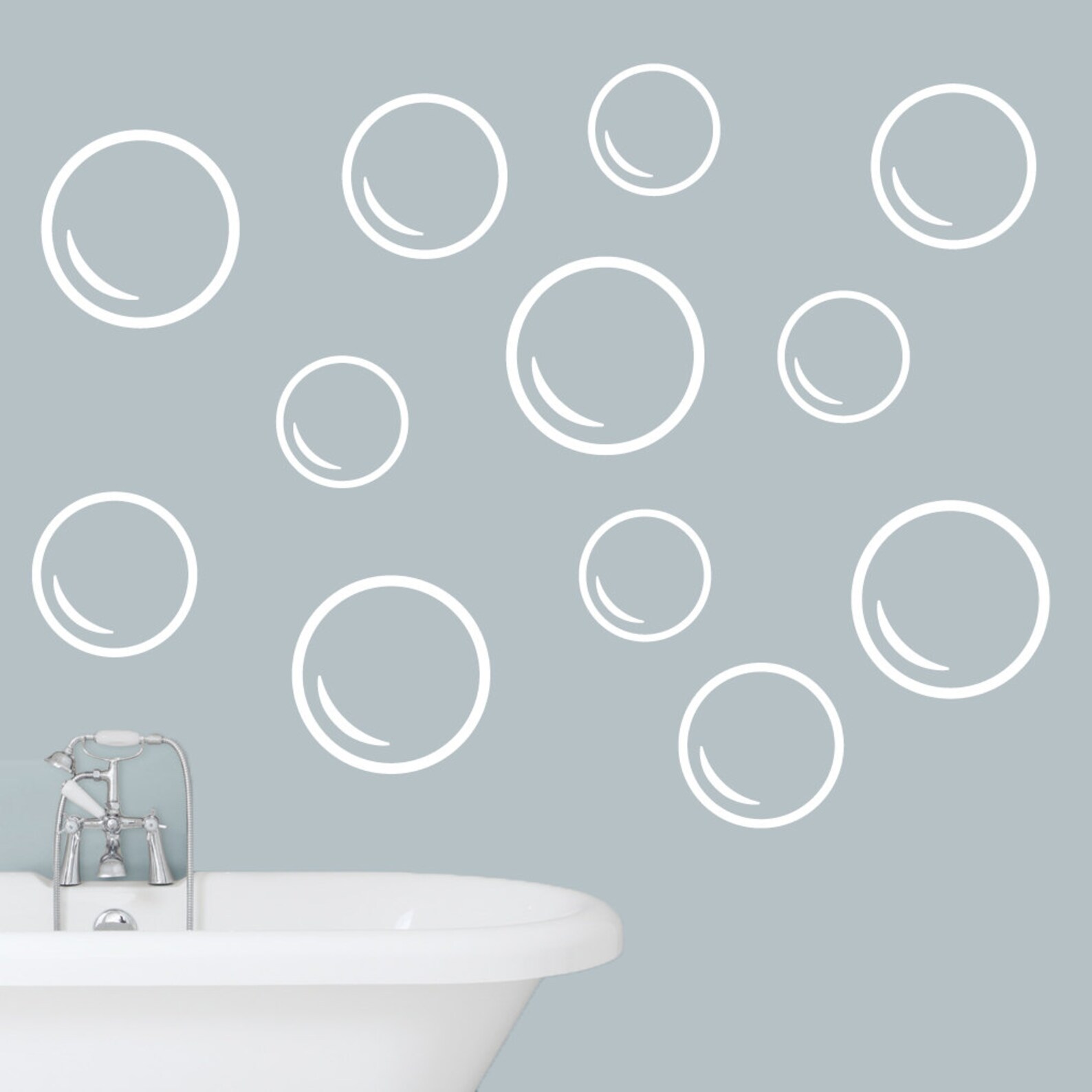 Bubbles Decal Set Accent Bubble Stickers for Bathroom Shower - Etsy