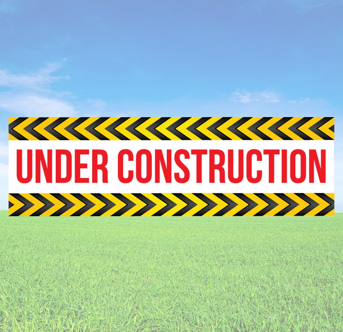 Under Construction Banner Business Office Store Front - Etsy