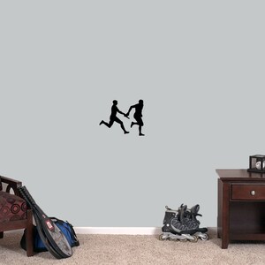 Relay Runners Wall Decal, Running Track and Field Stickers for Wall or ...