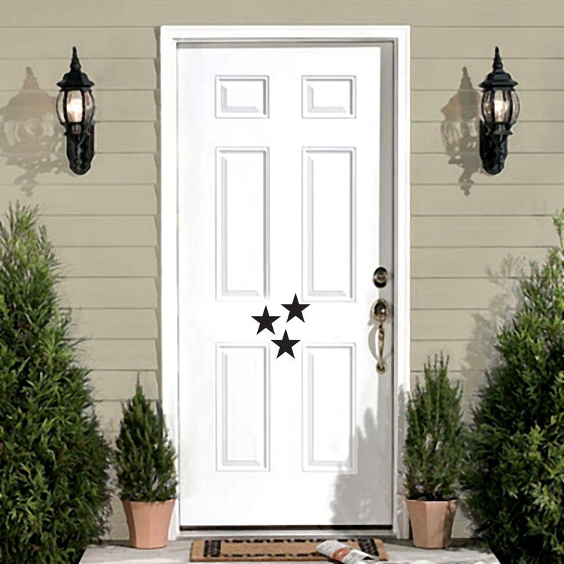 Set of 3 Stars Wall Decals Decorative Art Decor Sticker for - Etsy