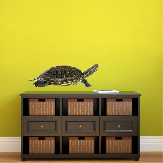 Real Life Turtle Wall Decal Decorative Art Decor Sticker For | Etsy