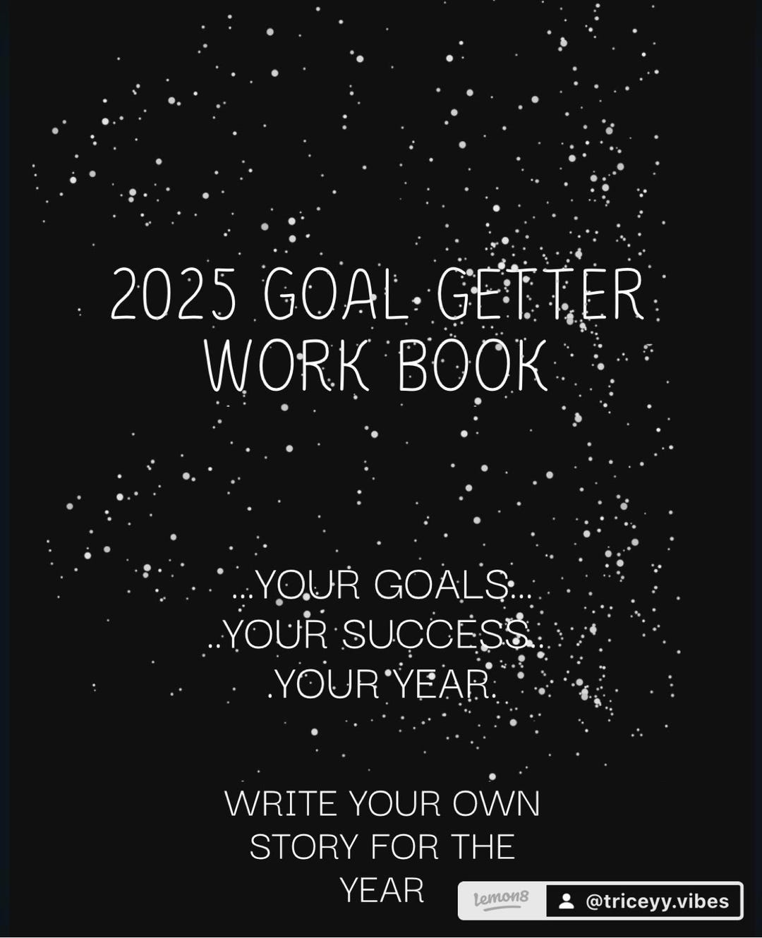 2025 Goal Getter Bingo Set: Fun & Interactive Digital Planner for ...