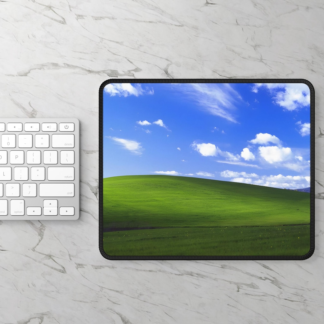 Retro Gaming Mouse Pad, Windows XP Background, Computer Mouse Mat ...