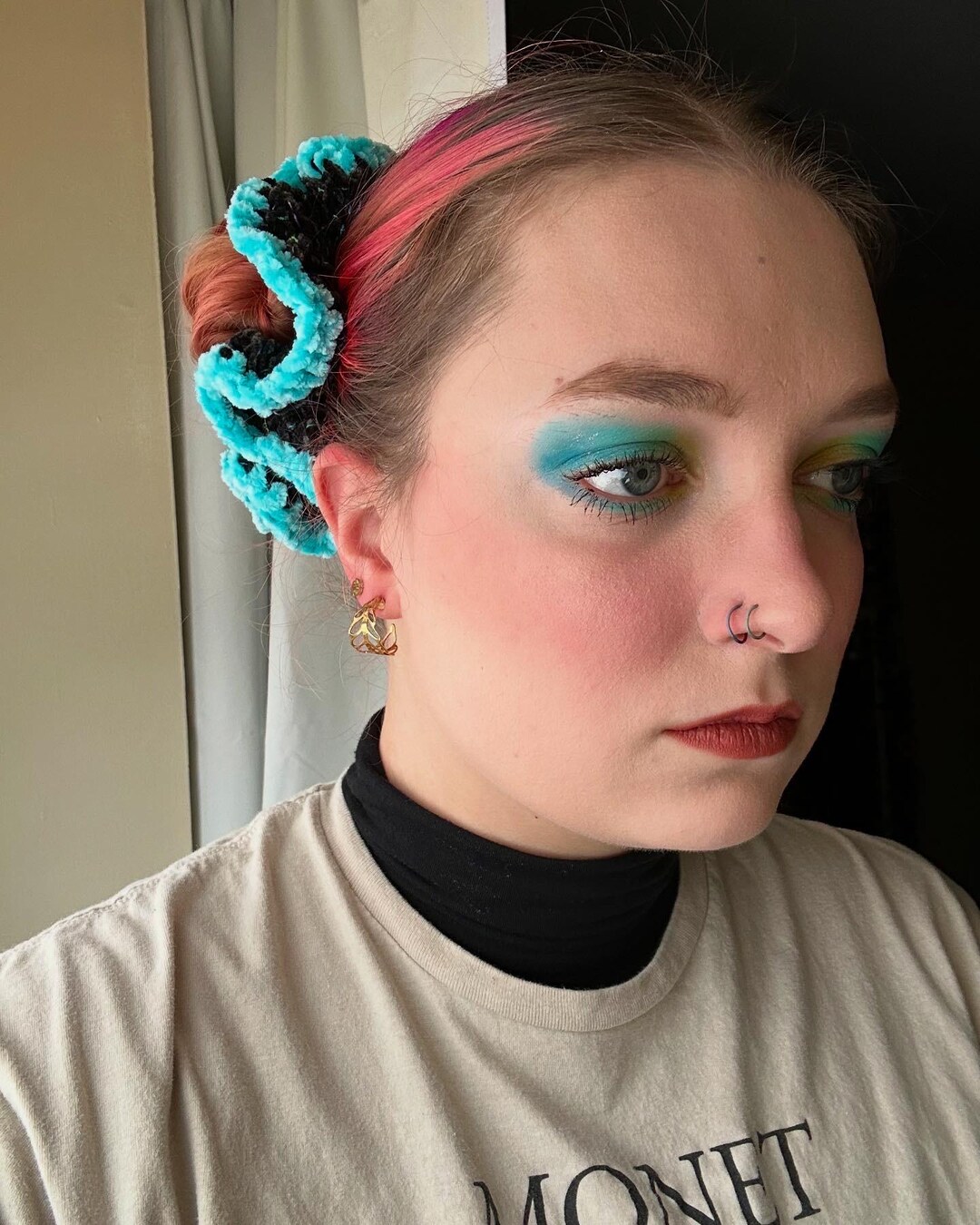 Crochet Ruffle Hair Scrunchie Hair Accessories - Etsy