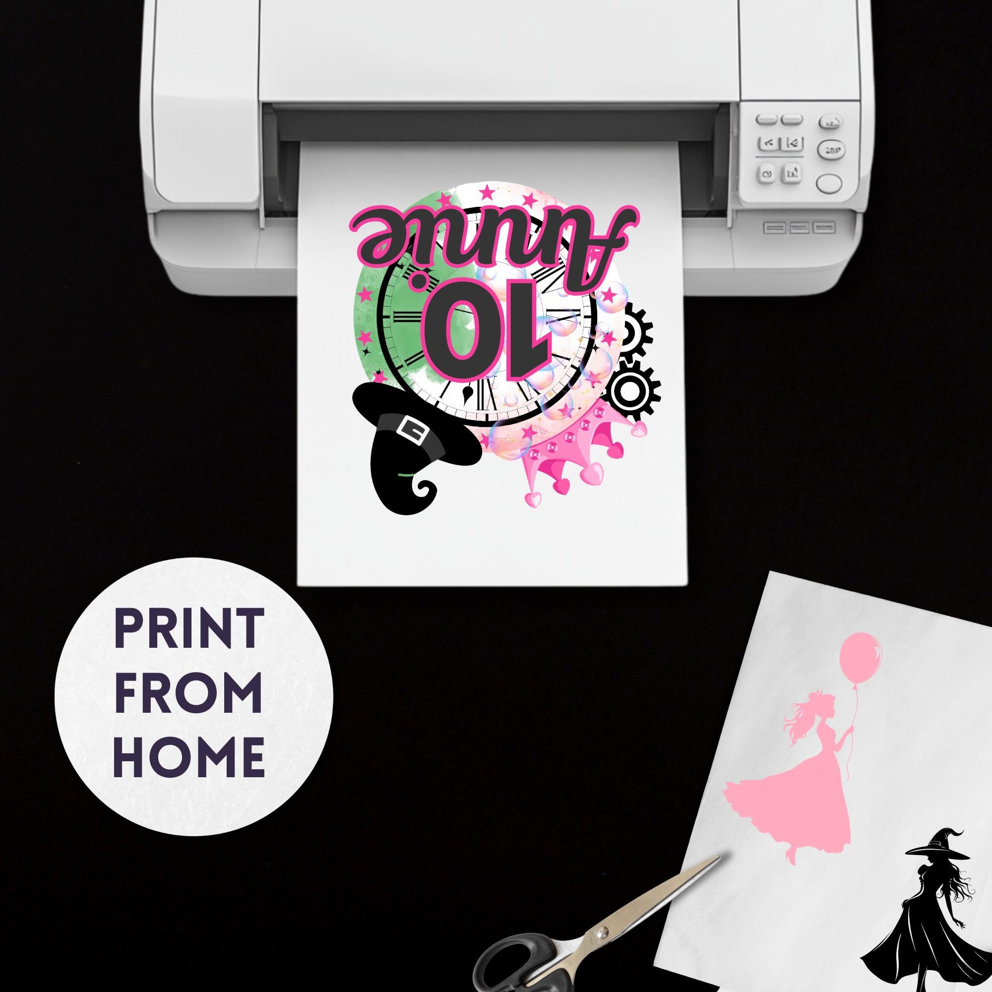 Wicked Cake Topper Printable Digital Download, Edit With Canva ...