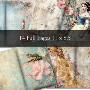 Fairytale Princess Paper Pack Magical Junk Journal Printable Pages ...