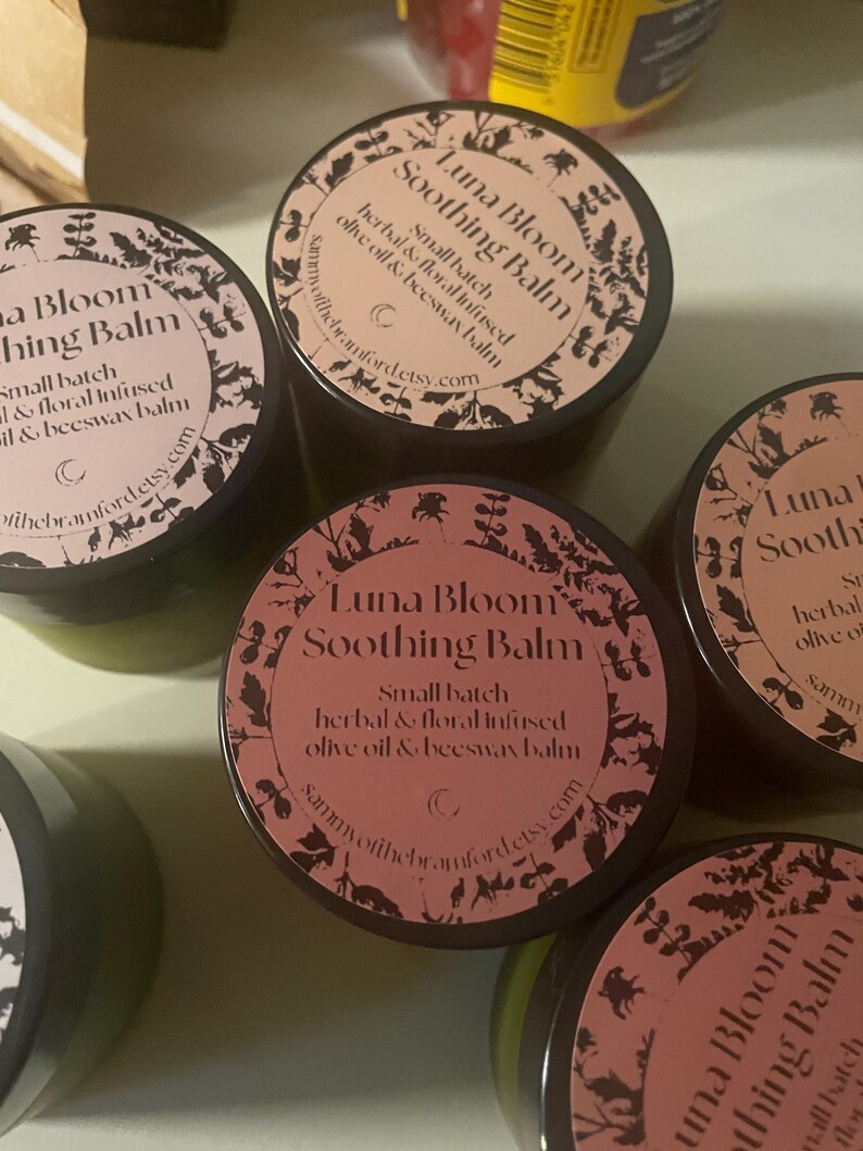 Luna Bloom Soothing Balm - Herbal Sleep Salve With Lavender, Chamomile ...