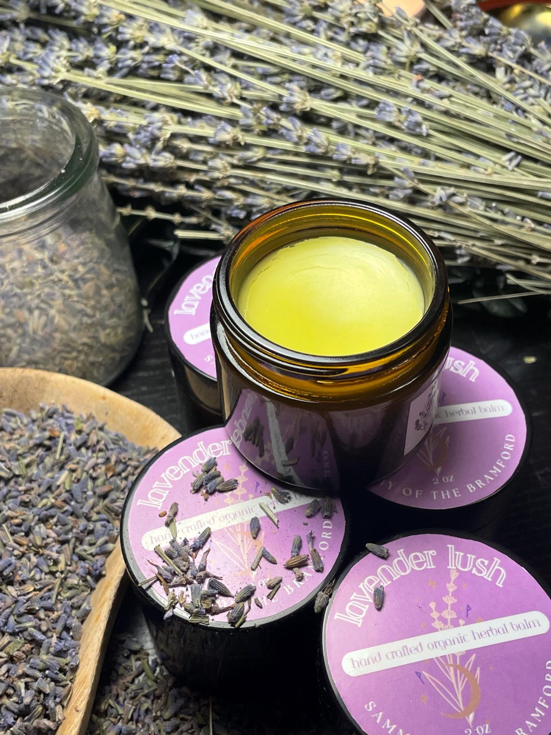 Lavender Lush Balm: Deeply Infused Botanical Salve for Skin and Sleep ...
