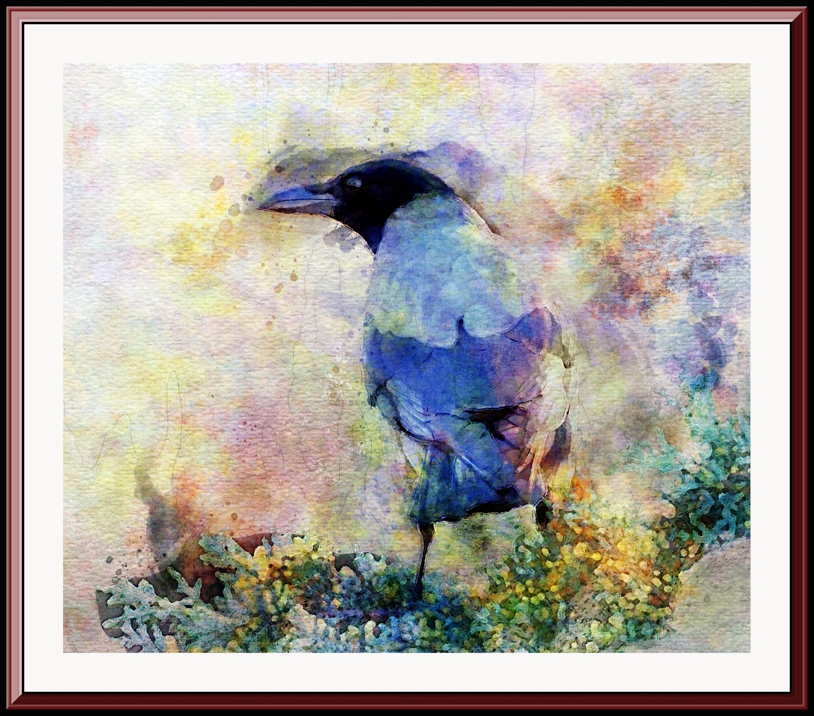 Crow, Bird Art, Printable Digital Download, Wall Art Printable - Etsy
