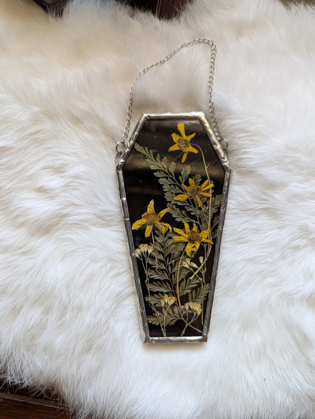 Pressed Flower Coffin Frame - Etsy