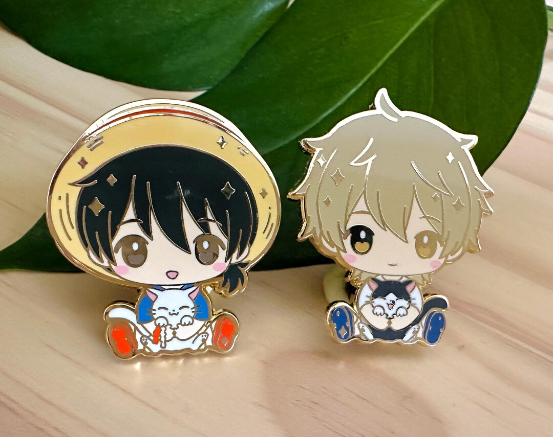 Umibe No Etranger Chibi Enamel Pin | Mio and Shun Chibi Enamel Pin ...