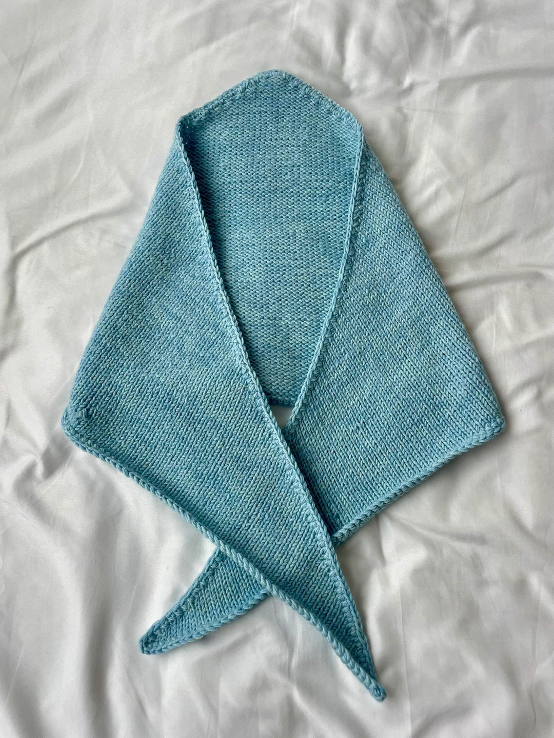 Triangle Scarf Pattern, Beginner Friendly Knitting - Etsy Canada