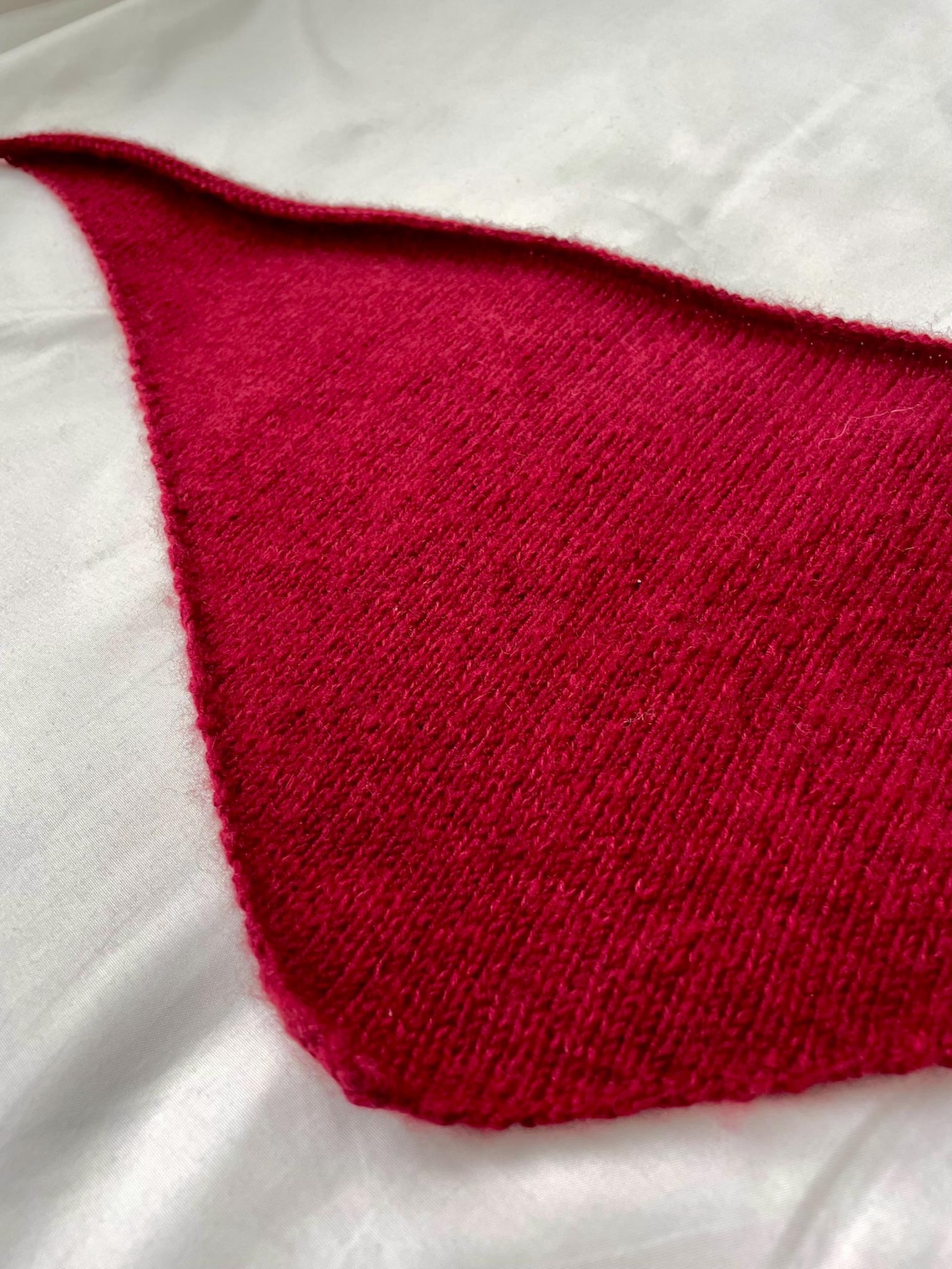 Triangle Scarf Pattern, Beginner Friendly Knitting - Etsy Canada