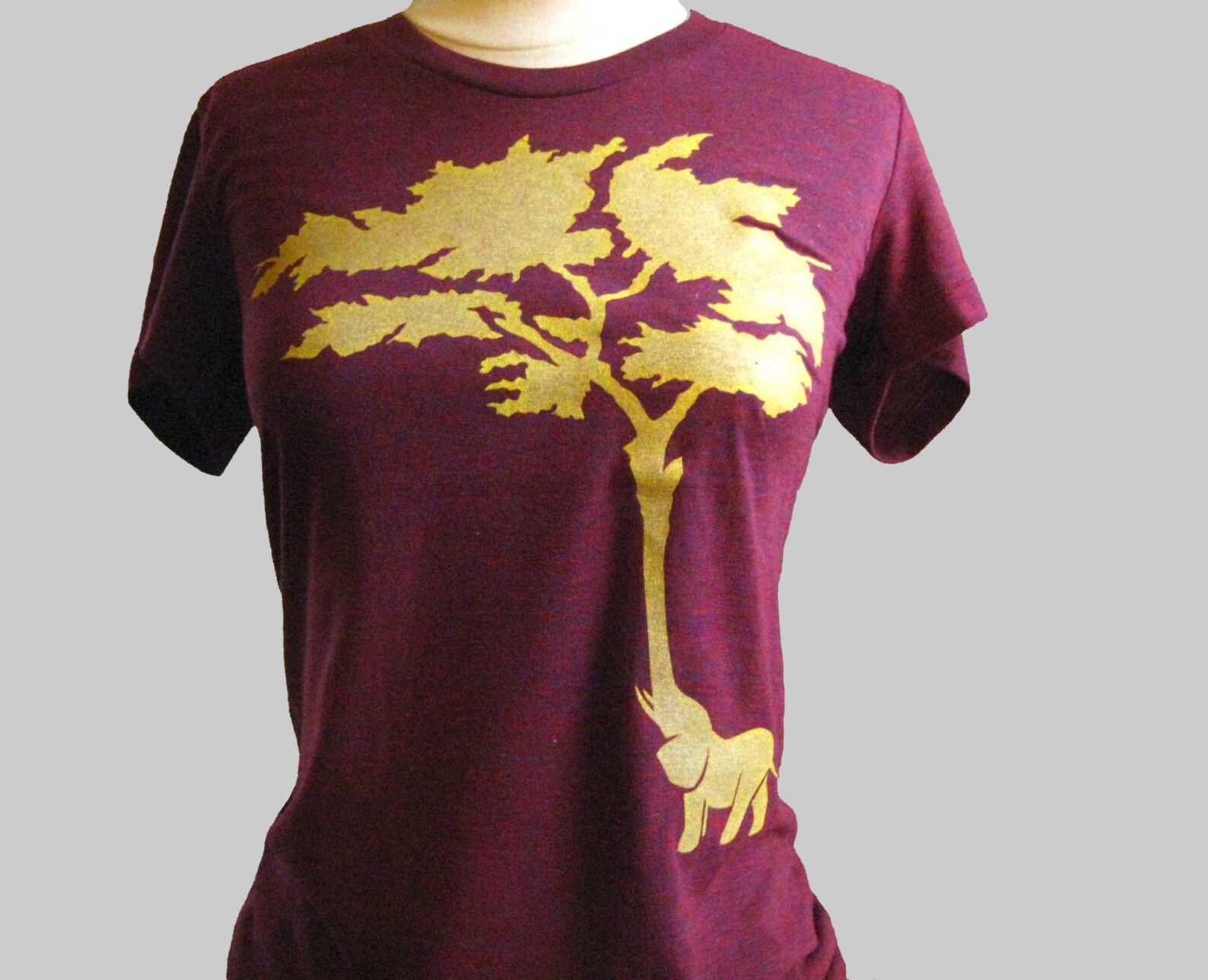 Elephant Tree T Shirt American Apparel - Etsy
