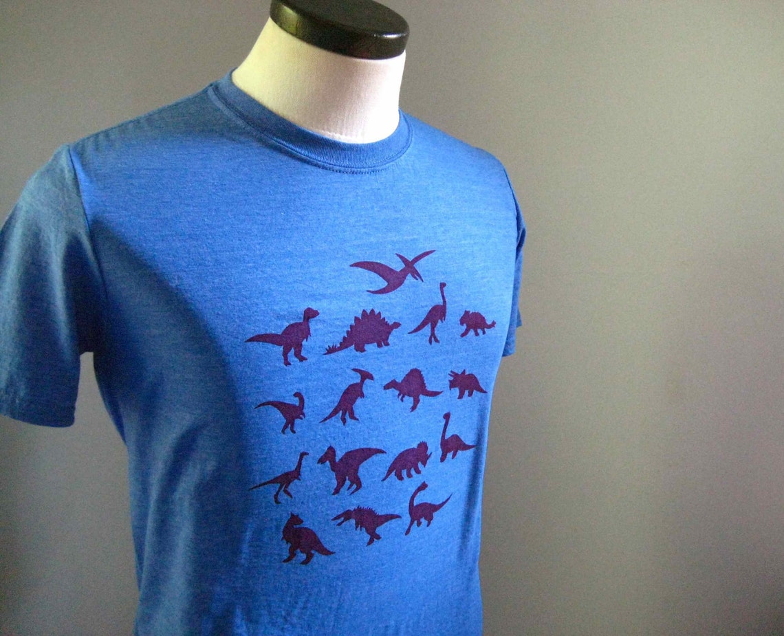 Dinosaur T Shirt Women's and Men's - Etsy