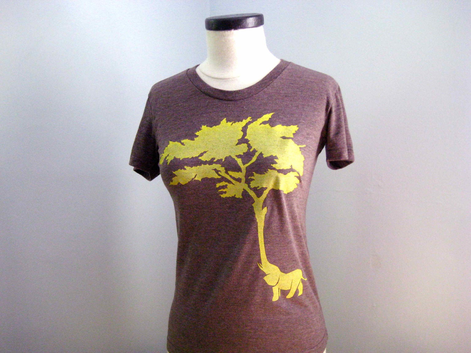 Elephant Tree T Shirt Women's American Apparel - Etsy