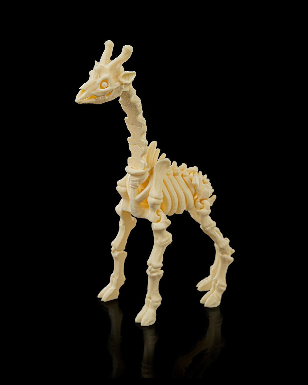 Articulated Skeleton Giraffe Model * 3D Printed * Fidget * Safari ...