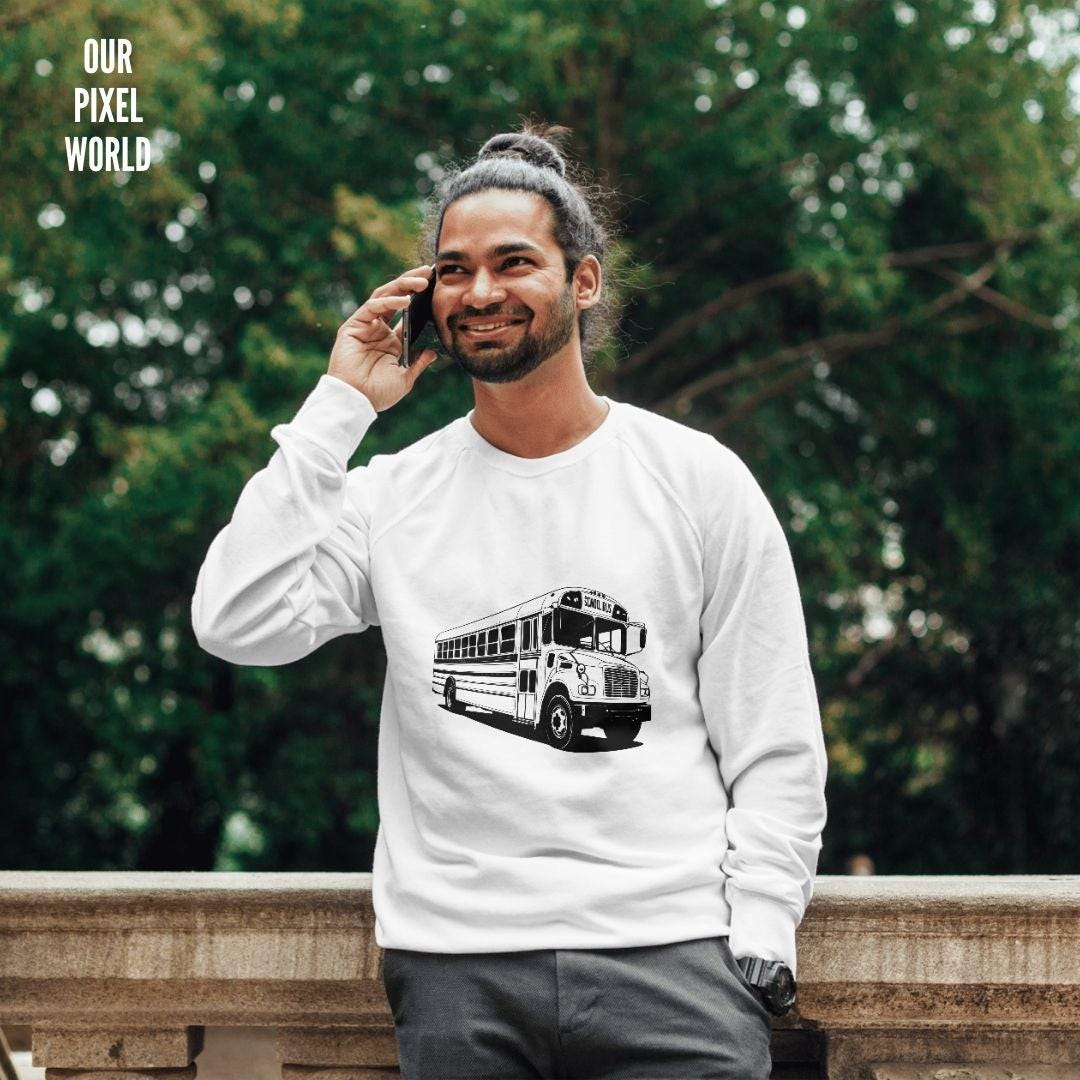 School Bus Bundle SVG | Old Bus PNG | Schoolbus Vector Editable Color ...