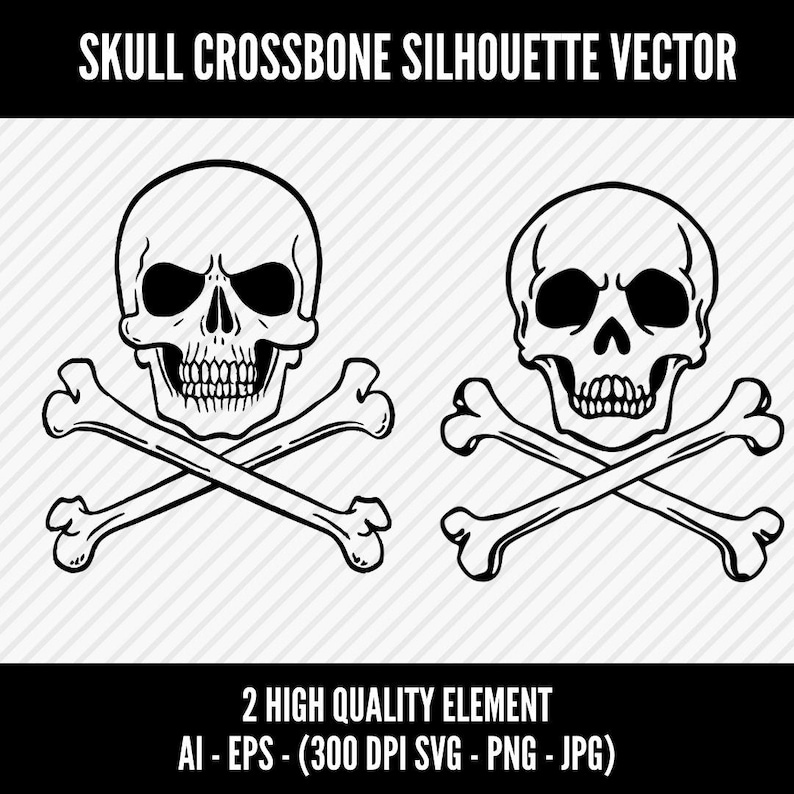 Skull Crossbones SVG | Skull Crossbones PNG Vector | Skull Crossbones ...