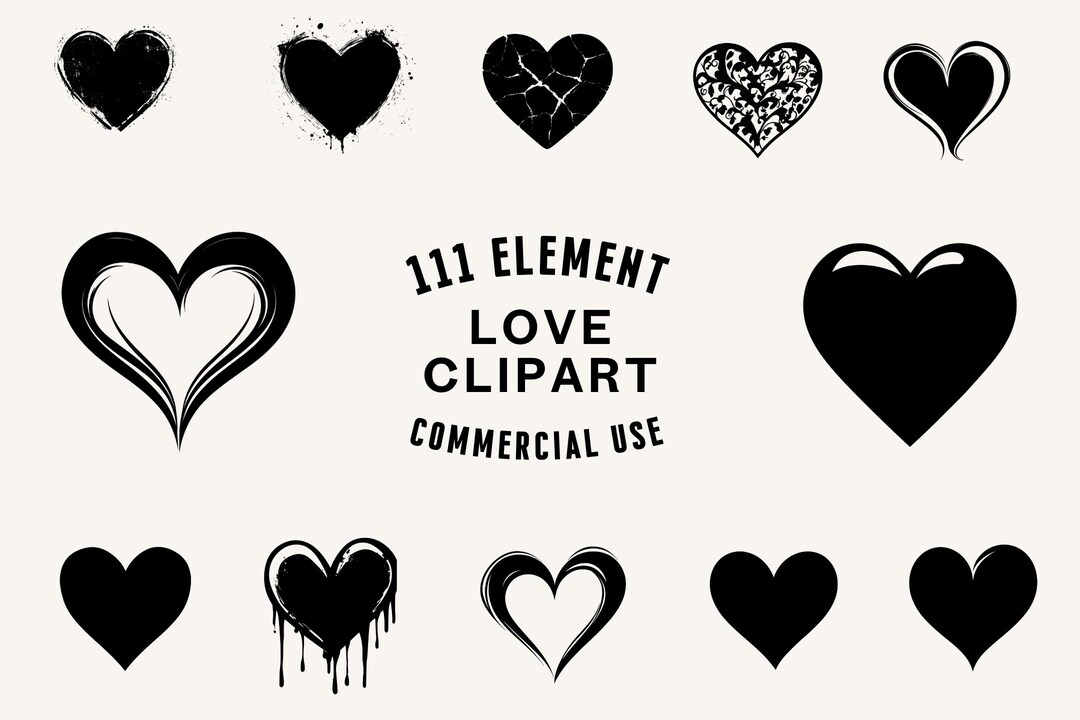 Love SVG Bundle | Heart Clipart | Romantic Vector Designs | Love ...