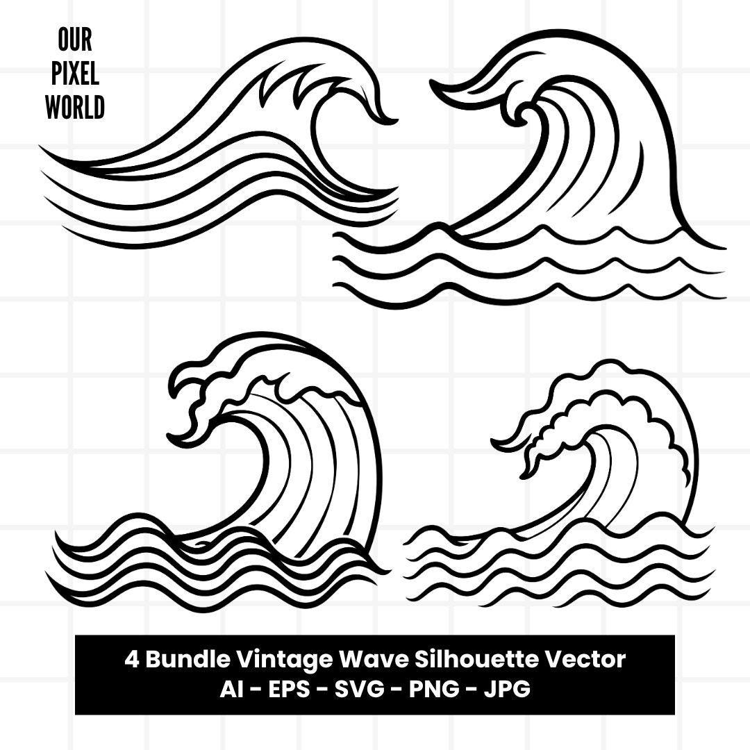 Sea Wave Bundle SVG | Sea Wave PNG | Sea Wave Vector | Sea Wave Clip ...
