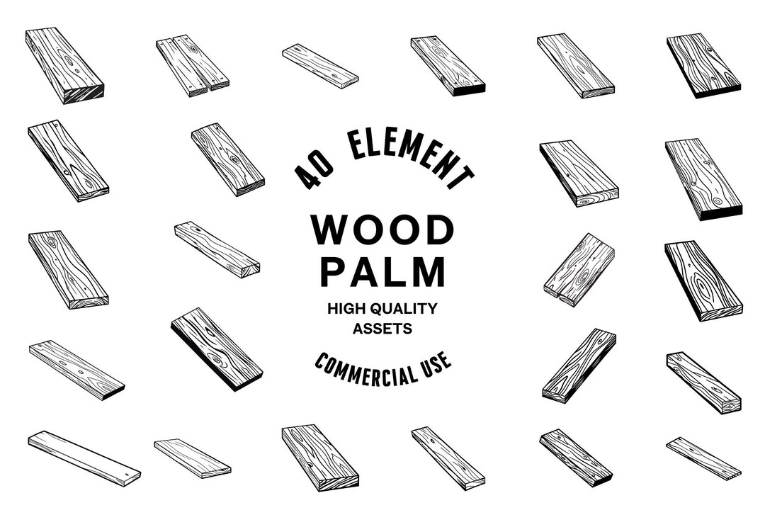 Wood Grain SVG Bundle | Wooden Texture Designs | Wood Grain Clipart ...