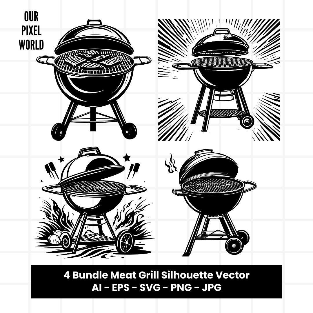 Barbeque Grilling Bundle SVG | Meat PNG | Meats Grill Vector Editable ...