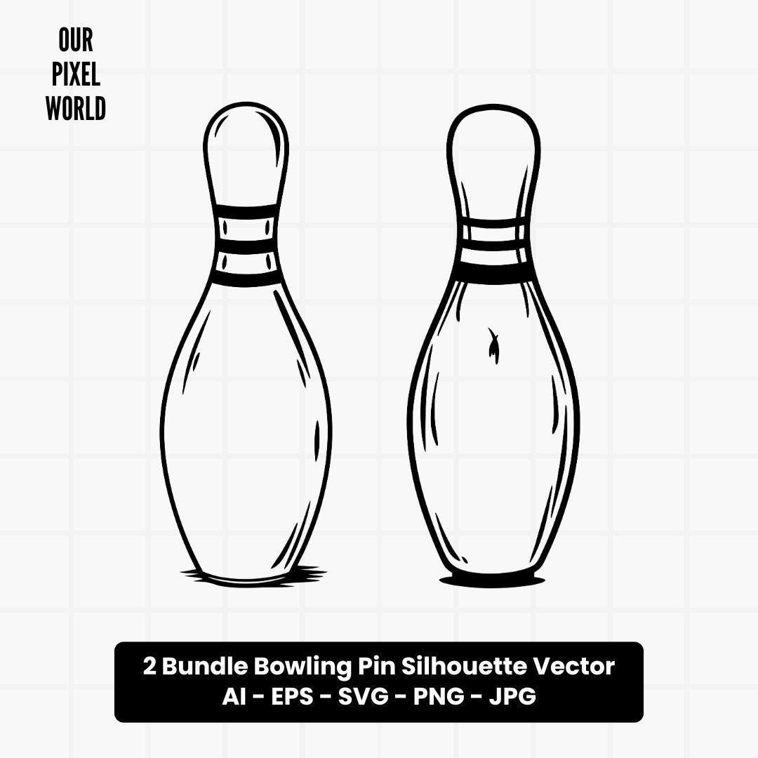 Bowling Pin SVG | Bowling Pin PNG | Bowling Pin Vector | Bowling Pin ...