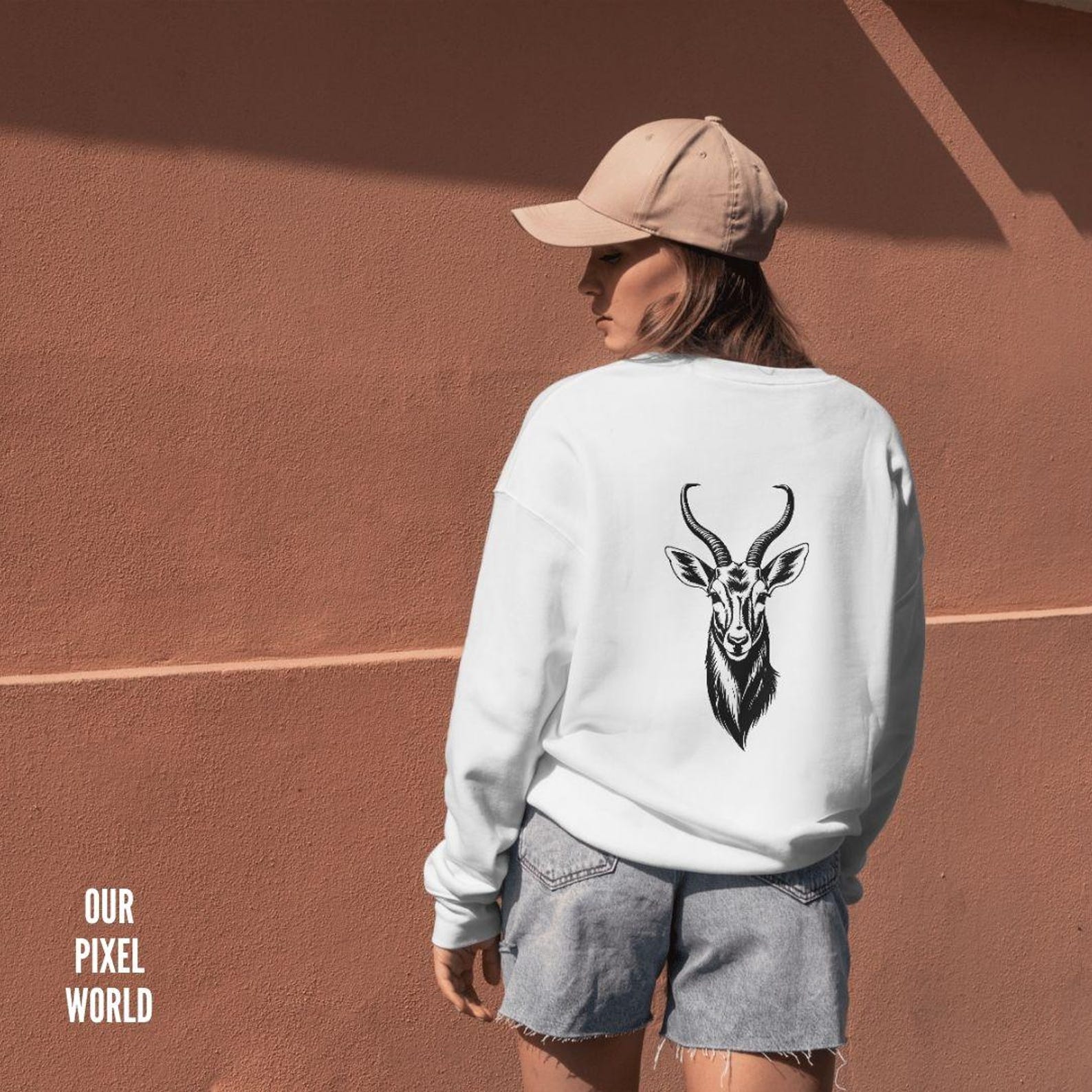 Antelope Head Bundle SVG | Springbok PNG | Wild Animal Vector Editable ...