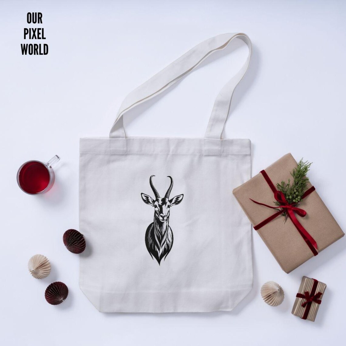 Antelope Head Bundle SVG | Springbok PNG | Wild Animal Vector Editable ...