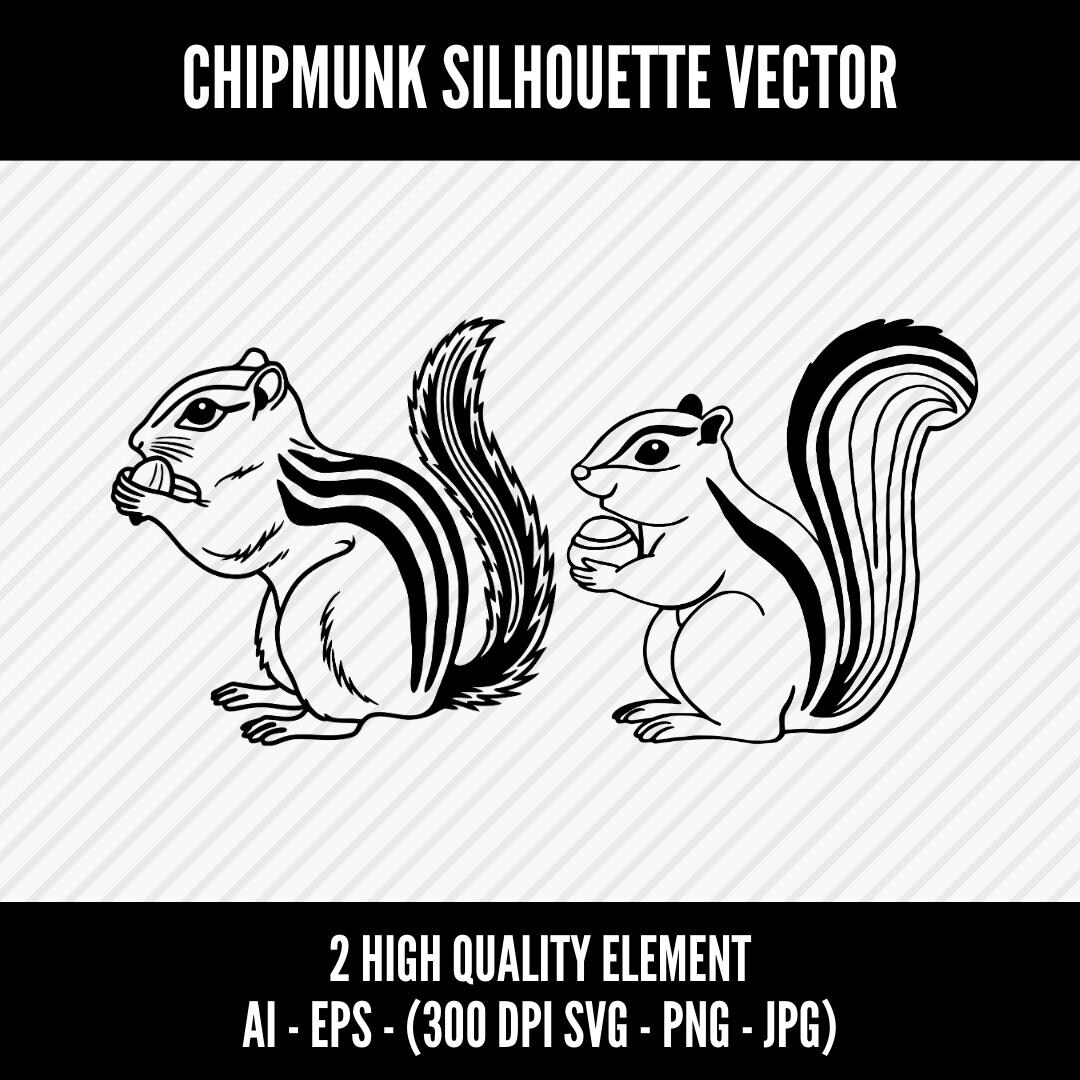 Adorable Chipmunk SVG | Chipmunk PNG | Chipmunk Vector | Chipmunk Clip ...