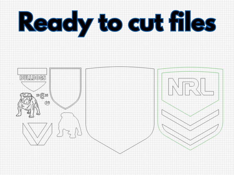 ALL 17 Teams NRL Plaque SVG File | Digital Download - Etsy