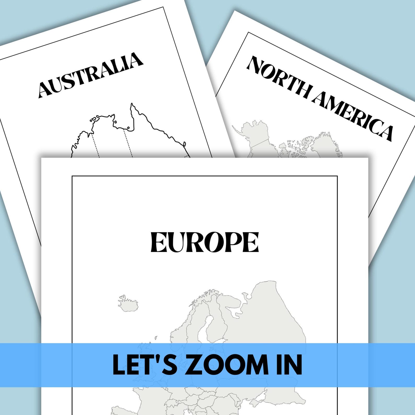 The 7 Continents Coloring Book - Etsy
