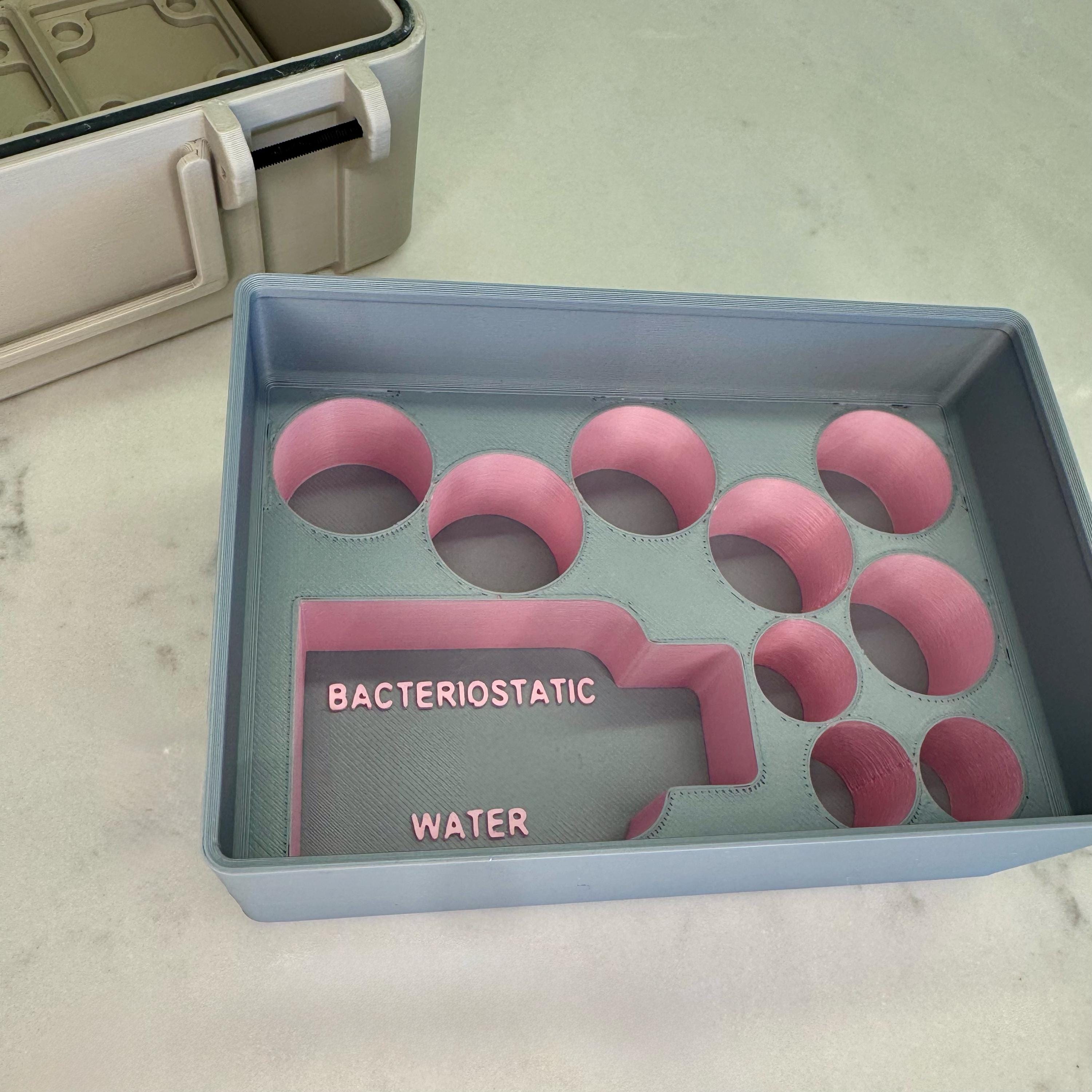 3D Printed Rugged Peptide Vial Storage Box With Custom Designed Insert ...