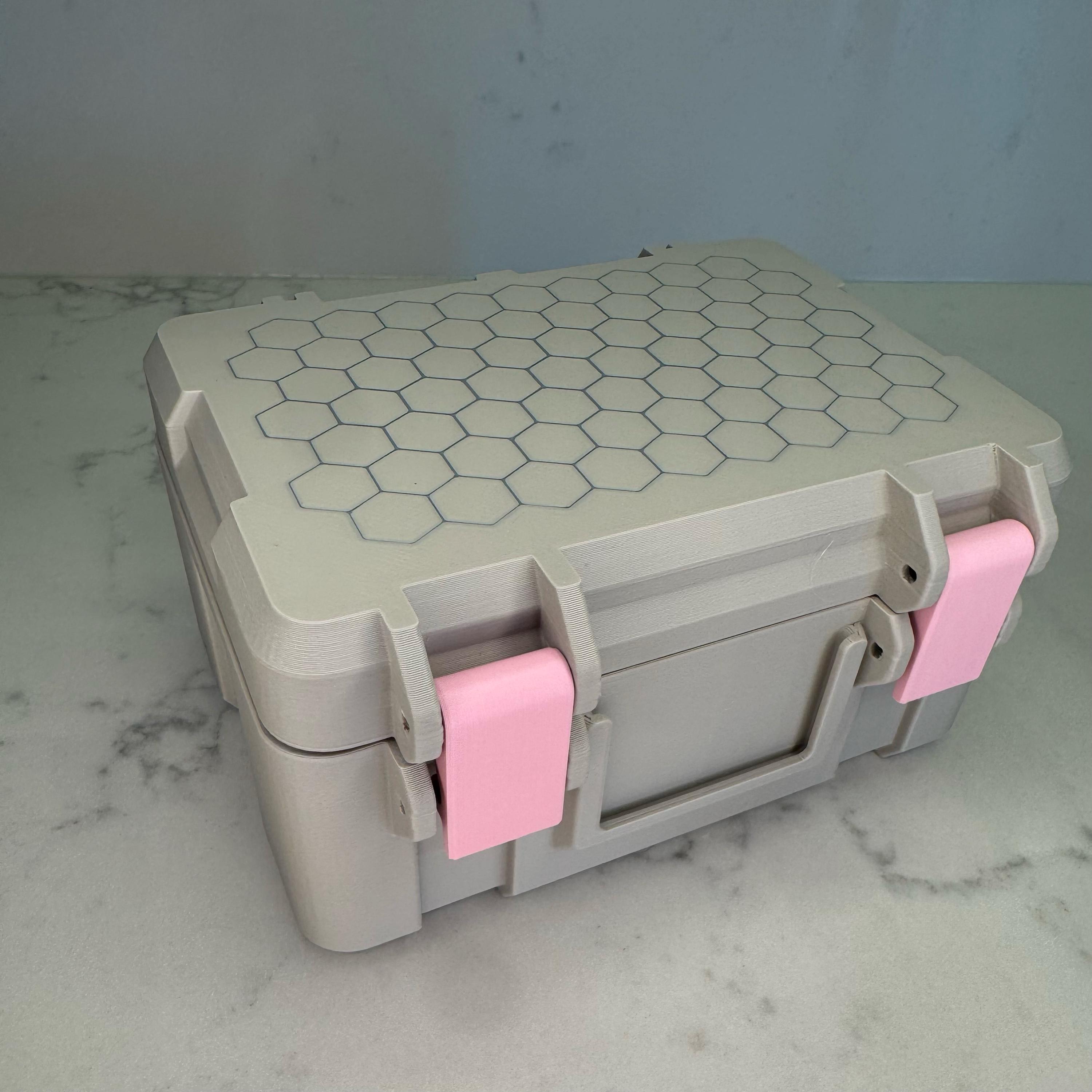 3D Printed Rugged Peptide Vial Storage Box With Removable Magnetic ...
