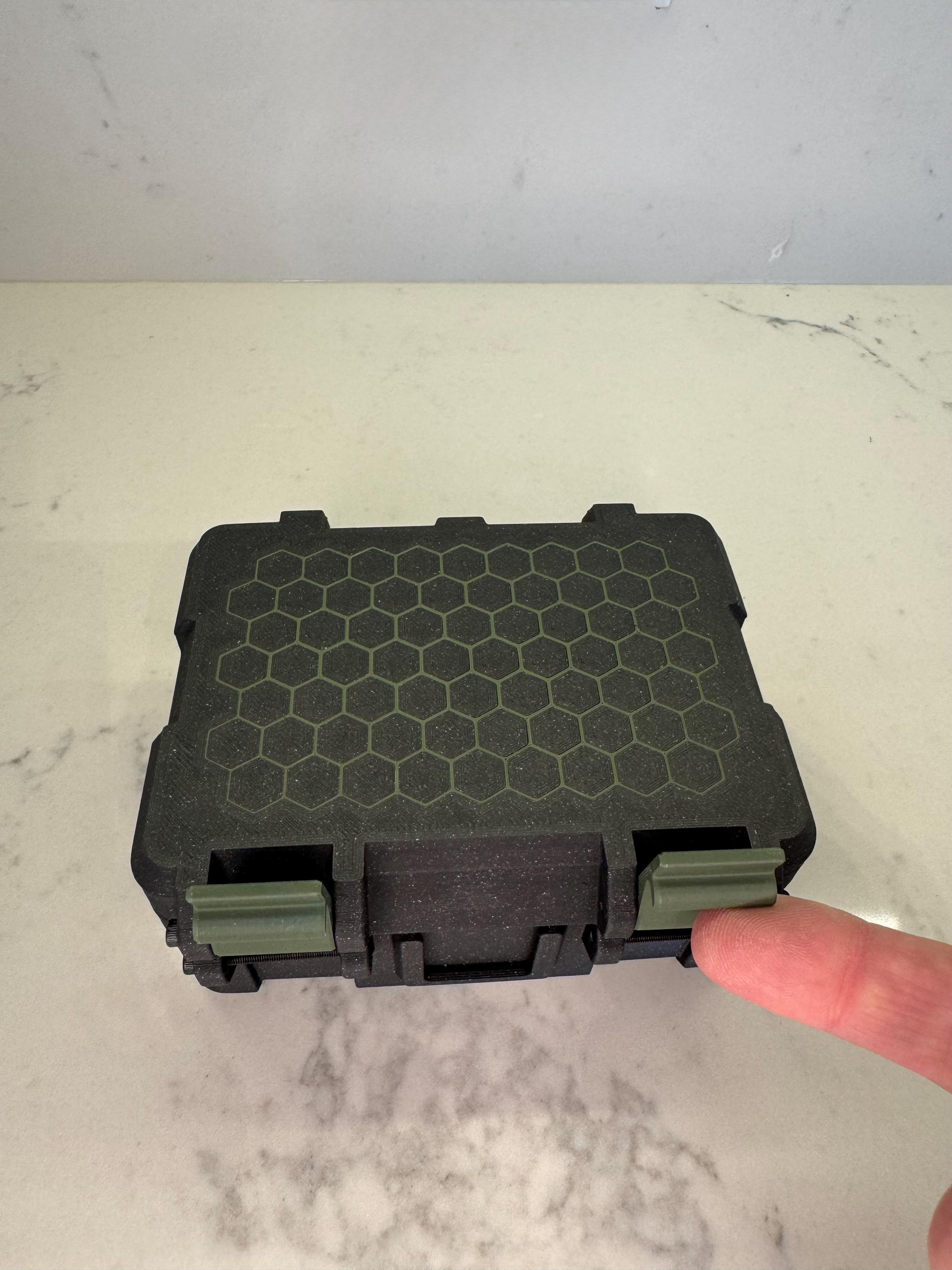 3D Printed Rugged Peptide Vial Storage Box With Removable Magnetic ...