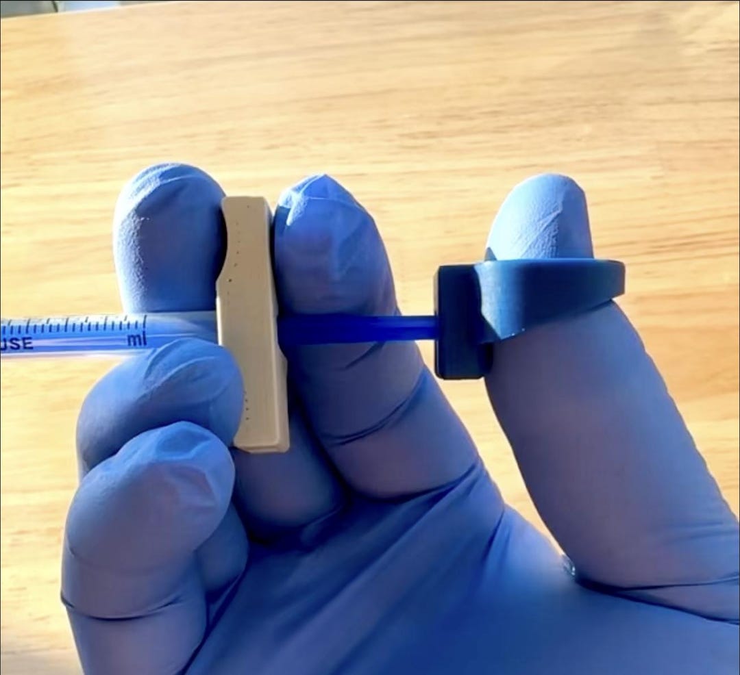 Syringe Handle Grips & Aspiration Rings | Luer Lock, Insulin (set of 3 ...