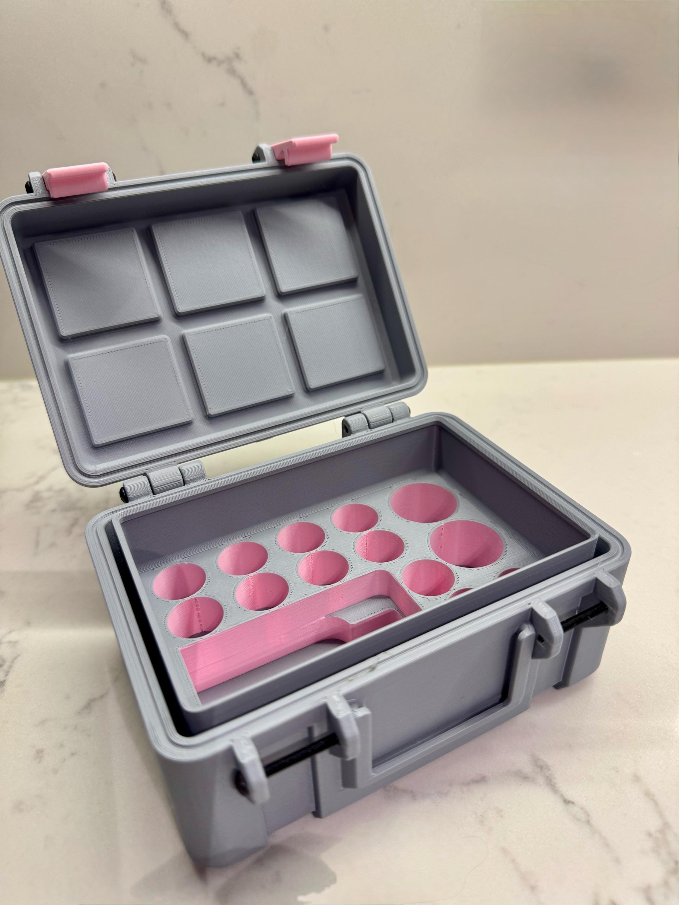 3D Printed Rugged Peptide Vial Storage Box With Removable Magnetic ...