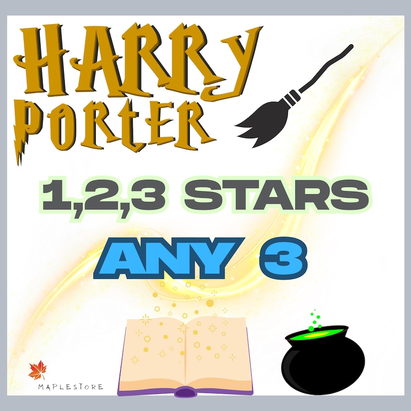 3 2 Star Stickers - Etsy UK