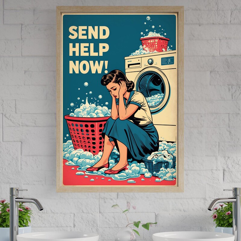 Laundry Poster - Etsy